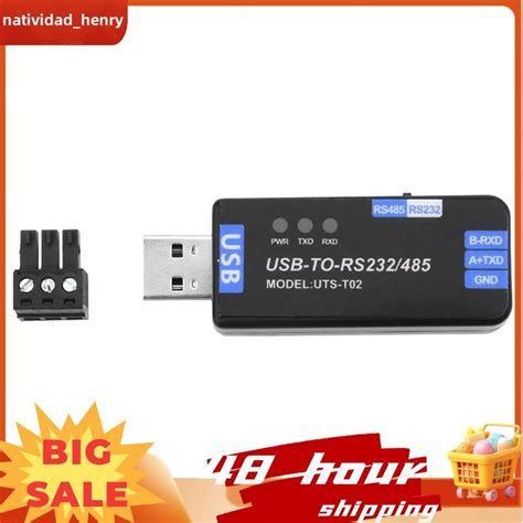 Usb To Rs485 Rs232 Communication Module Bidirectional Half Duplex Serial Line Converter