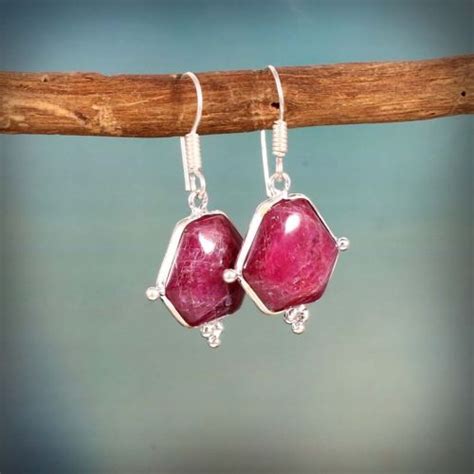Polished 925 Silver Ruby Earring Gender Female At Rs 3006 In Jaipur Id 7496599