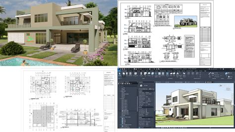 Revit House Plan Models With Full Details And Sheets