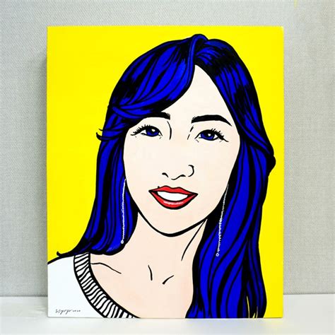 팝아트 자화상 초상화 그리기 네이버 블로그