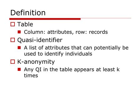 Ppt Data Anonymization 1 Powerpoint Presentation Free Download