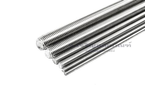 สตัดเกลียวตลอดสแตนเลส 304 ขนาด M5 ยาว 1 เมตร M5x0 8x1000 Mm