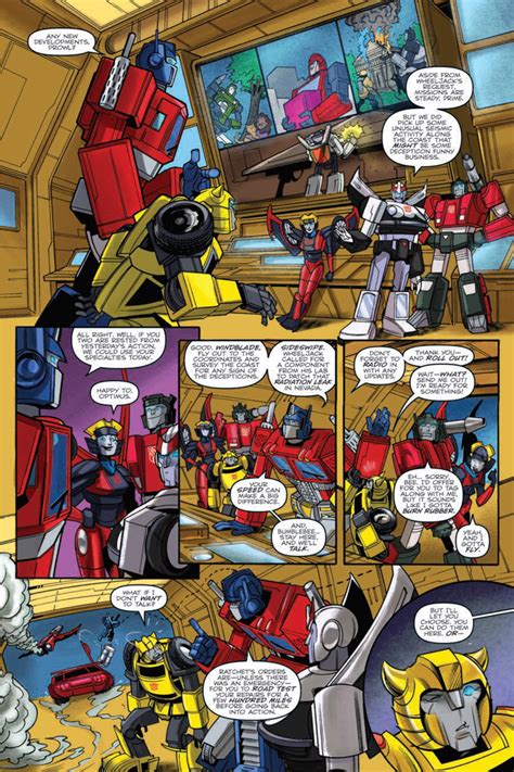 Idw Transformers Bumblebee Win If You Dare Graphic Novel Preview Transformers News Tfw2005