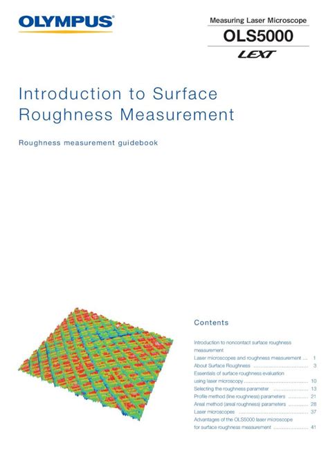 Pdf Introduction To Surface Roughness Measurement Dokumen Tips