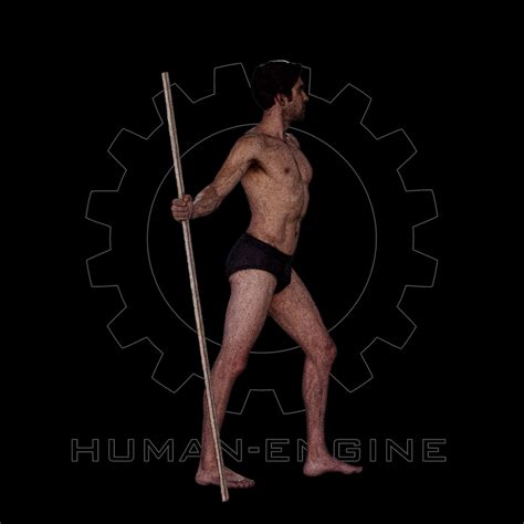 Male Scan Dan 06 3d Model By Human Engine