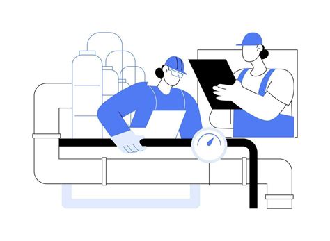 Gas Pipeline Abstract Concept Vector Illustration Vector Art At Vecteezy