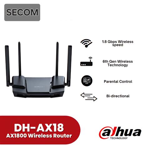 Dahua Wi Fi Router Ax18 High Speed Connectivity