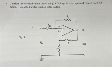 solved 3 consider the electrical circuit shown in fig 3