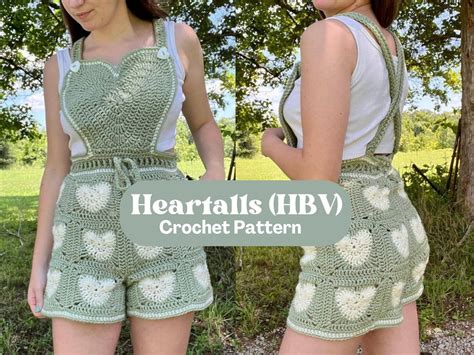 Crochet Heartalls Heart Bib Version Pdf Pattern Etsy Crochet
