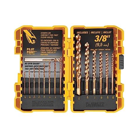 Juego De 14 Brocas Para Metal Dewalt Tool Express