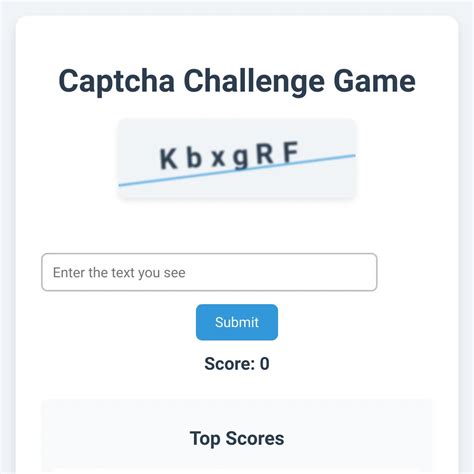 The Captcha Challenge Game