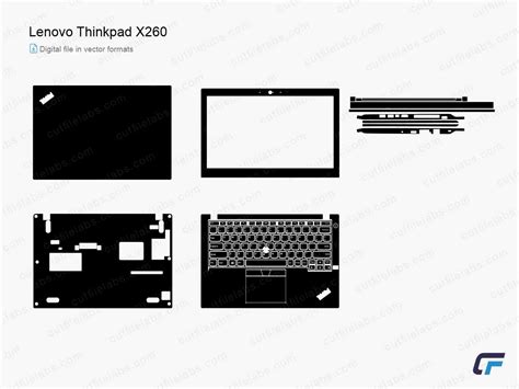 Lenovo Thinkpad X Cut File Template Cutfilelabs