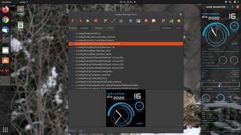 como instalar conky y conky manager en linux ubuntu