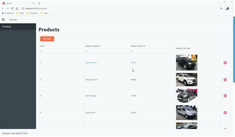 Delete Data Items Angular