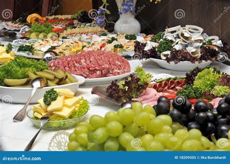 Cold Buffet For Party Royalty Free Stock Image