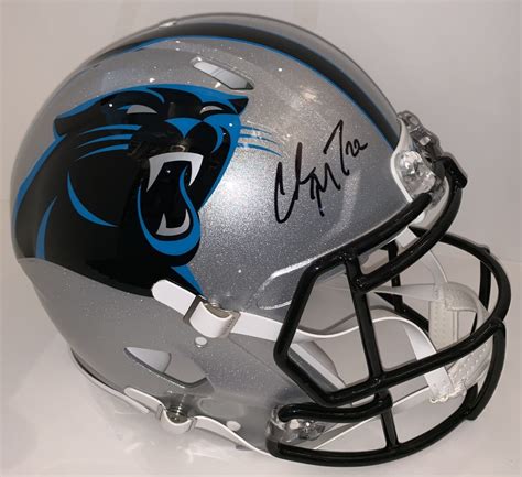 Christian Mccaffrey Autographed Carolina Panthers Authentic Speed