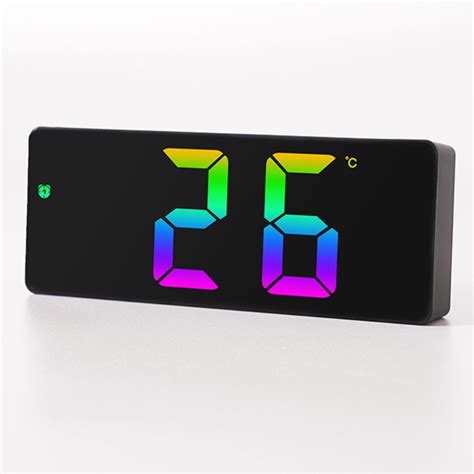 Plastic Led Digital Desk Clock Smart Mirror Wall Table Clock For Home