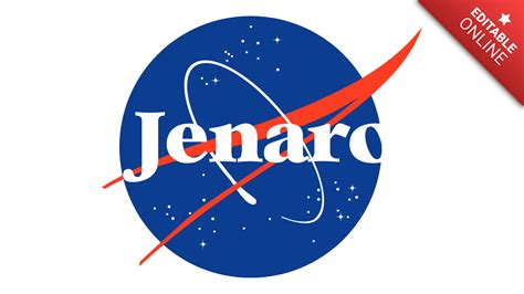 Jenaro Nasa Logo Text Effect Generator