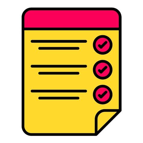 Premium Vector Tasks Checklist Flat Illustration