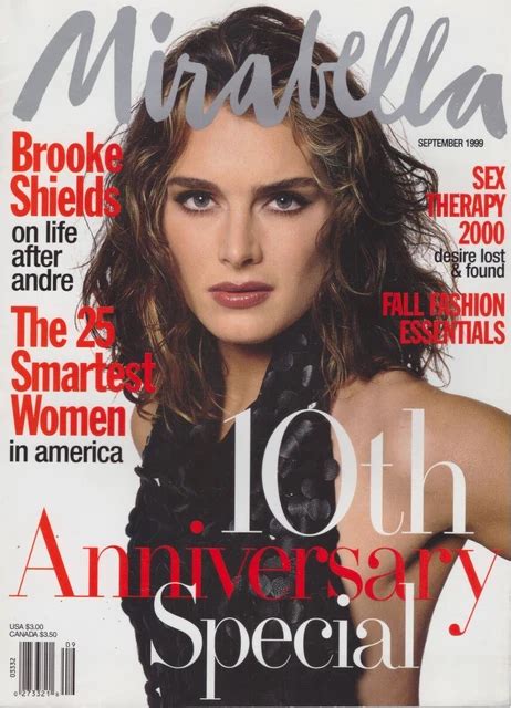 1999 Grace Mirabella Magazine Brooke Shields Cuba Gooding Jr Donna