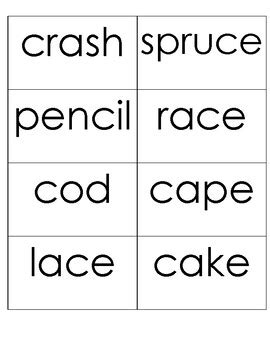 Hard And Soft C Sorting Cards By Naomi Malutan TpT