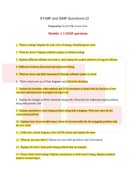 software testing important questions pdf software testing software