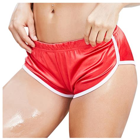Samickarr Retro Dolphin Shorts For Women Sexy Booty Shorts Sports Yoga