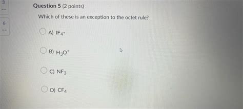 Solved Question 5 2 Points Which Of These Is An Exception