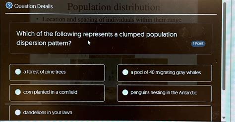 Solved Question Detailspopulation Distributionwhich Of The