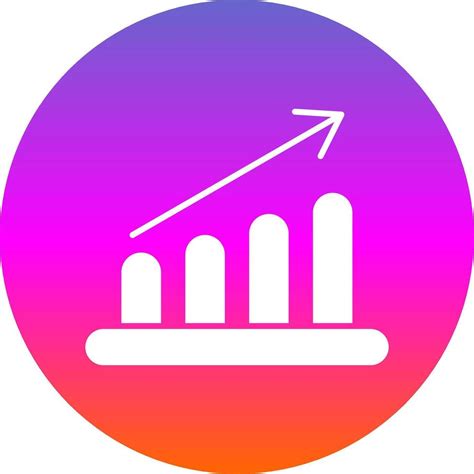 Graph Bar Glyph Gradient Circle Icon 38775256 Vector Art At Vecteezy