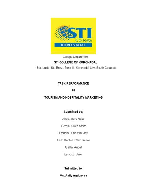 Group 2 Task Performance Download Free Pdf Marketing Business Economics