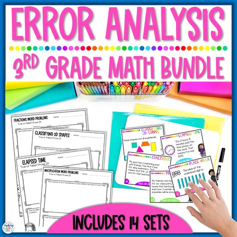 How To Use Error Analysis Task Cards For Small Group Math Instruction Teaching In The Heart Of
