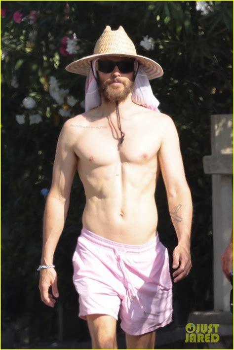 Shirtless Jared Leto Struts His Stuff During Trip To Saint Tropez