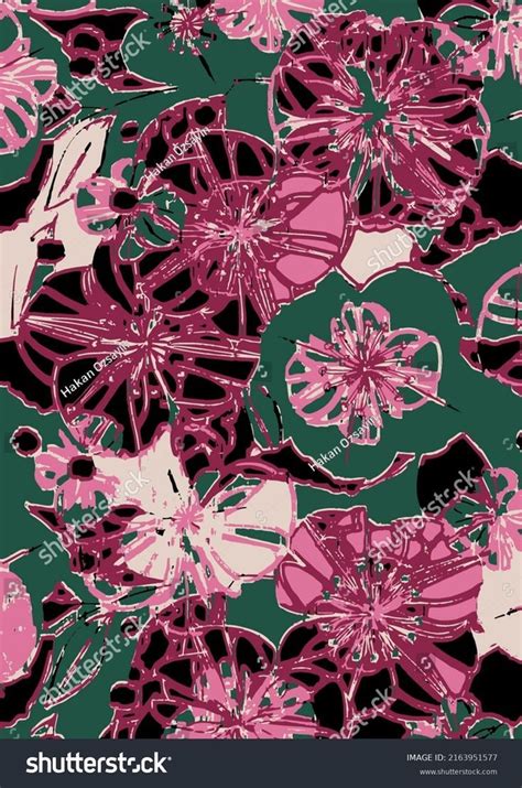 Abstract Floral Fabric Patterns
