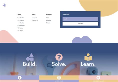 Download A Free Header And Footer For Divis Toy Store Layout Pack