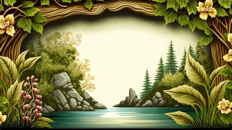 Natural Calm Lake Powerpoint Background For Free Download Slidesdocs