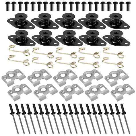 Dzus Fasteners 716 10 Self Eject Dzus Fasteners Black Steel
