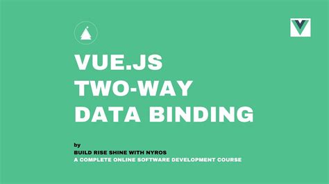 two way data binding vue js series online software development