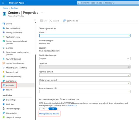 Log In To Azure Portal Show Message More Information Required