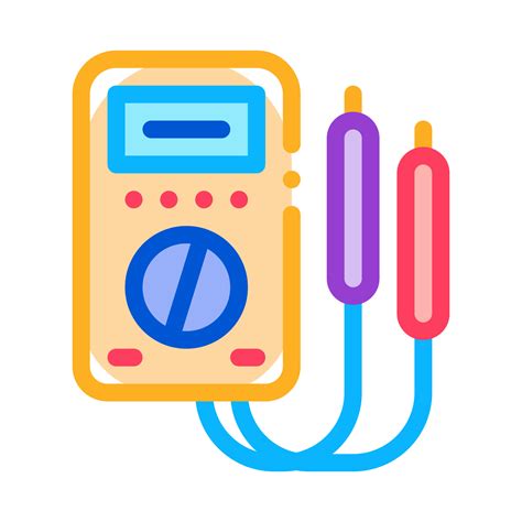 Electric Control Panel Icon Vector Outline Illustration 17594518 Vector