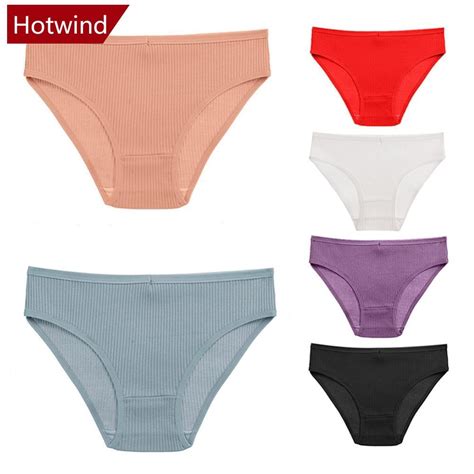 Hotwind Double Layers Cotton Panties Sexy V Shape Underwear For Woman
