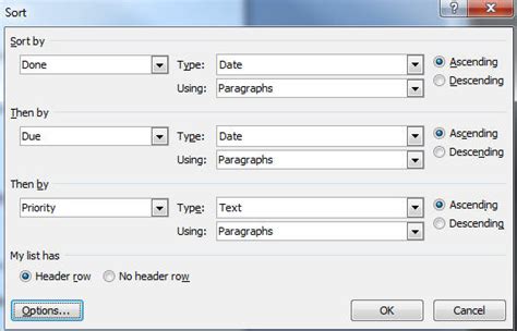 Save A Custom Word Table Sort For Instant Refresh Office Watch