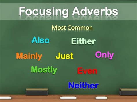 Focusing Adverbs And Adverbs Of Time Pptx