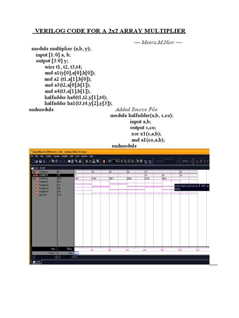 2x2 Array Multiplier Pdf