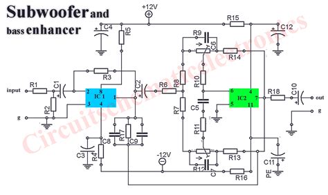 Subwoofer Booster Circuit Subwoofer Bass Amplifier