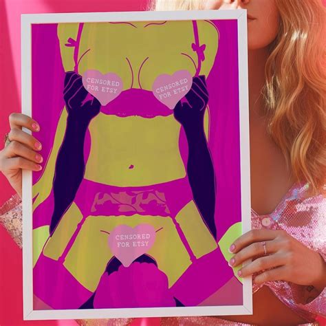 Colorful Sex Position Pop Art Digital Art Print Etsy