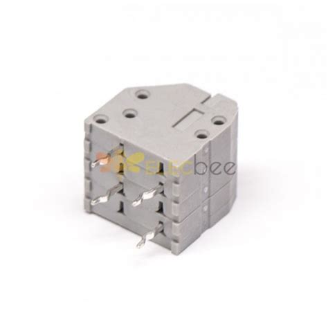 Pin Terminal Block Grey Cable With Straight Through Hole