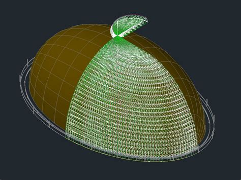 Gantry System For The 3d Elliptical Dome 1339 Mb Bibliocad