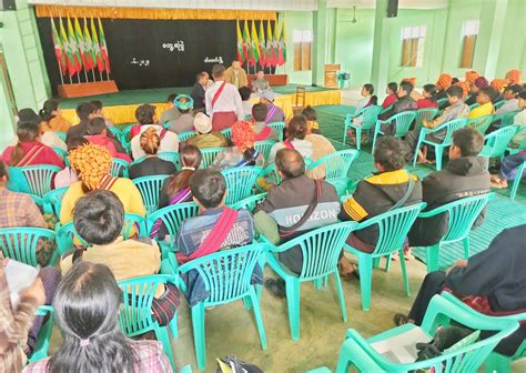 ပင်လောင်းမြို့နယ်တွင် ယာယီနေရပ်စွန့်ခွာ ပြည်သူများအား သီးနှံများစိုက်ပ