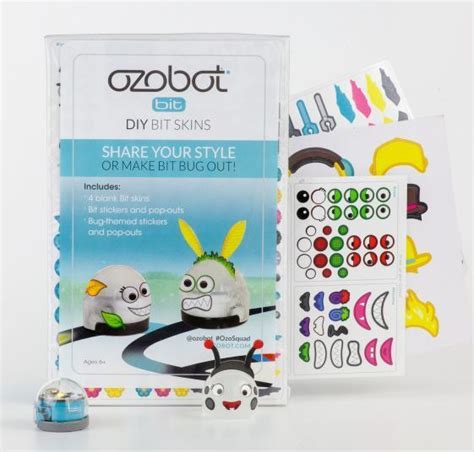 Pack Of Shells And Costumes To Customize The Robot Ozobot Bit